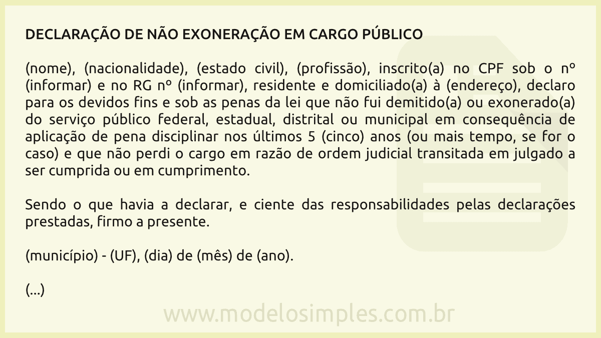 Carta De Exoneração Veja Como Fazer E Modelo Pronto - Resumo Carta De Exoneração Veja Como Fazer E Modelo Pronto - Resumo